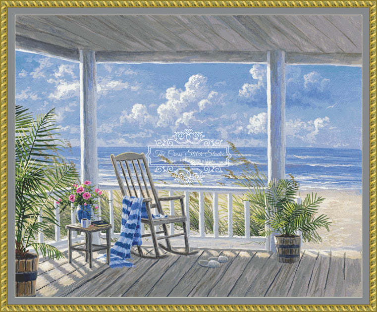 Beach Cross Stitch Pattern | The Cross Stitch Studio | The Cross Stitch ...