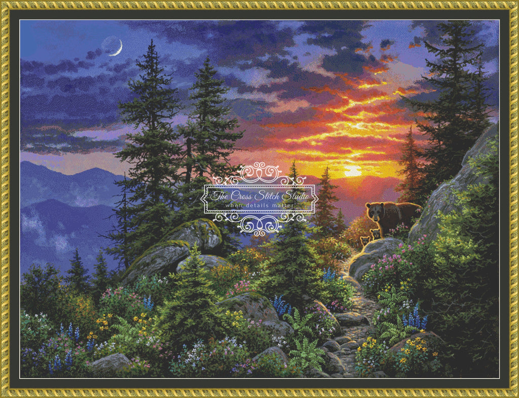 Bear Cross Stitch Pattern | The Cross Stitch Studio | The Cross Stitch ...