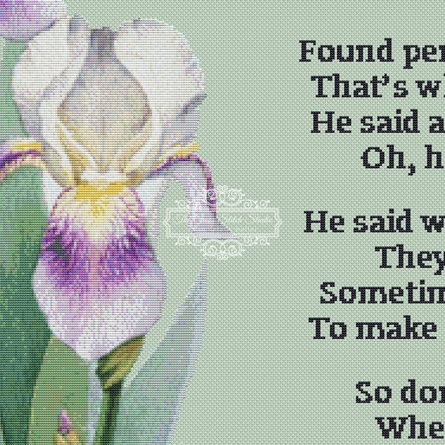 Pennies From Heaven Poem Cross Stitch Pattern | The Cross Stitch Studio ...