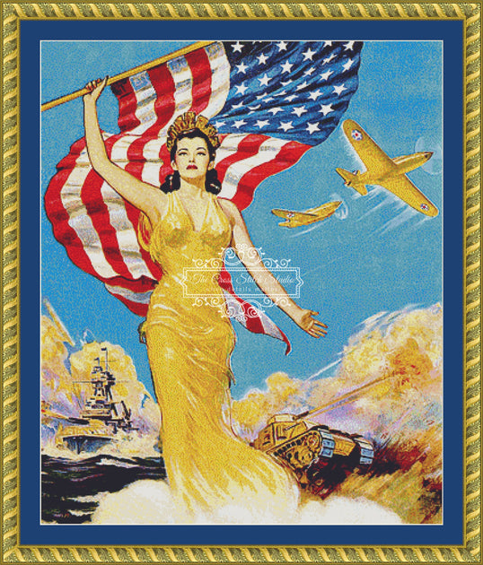 WW2 Cross Stitch Pattern | The Cross Stitch Studio | The Cross Stitch ...
