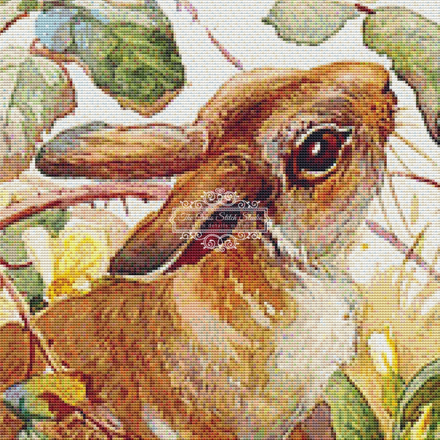Rabbit Cross Stitch Pattern | The Cross Stitch Studio | The Cross ...