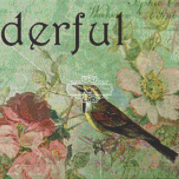 Wonderful World Cross Stitch Pattern | The Cross Stitch Studio | The ...