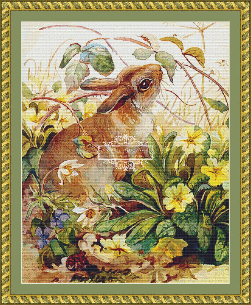 Rabbit Cross Stitch Pattern | The Cross Stitch Studio | The Cross ...