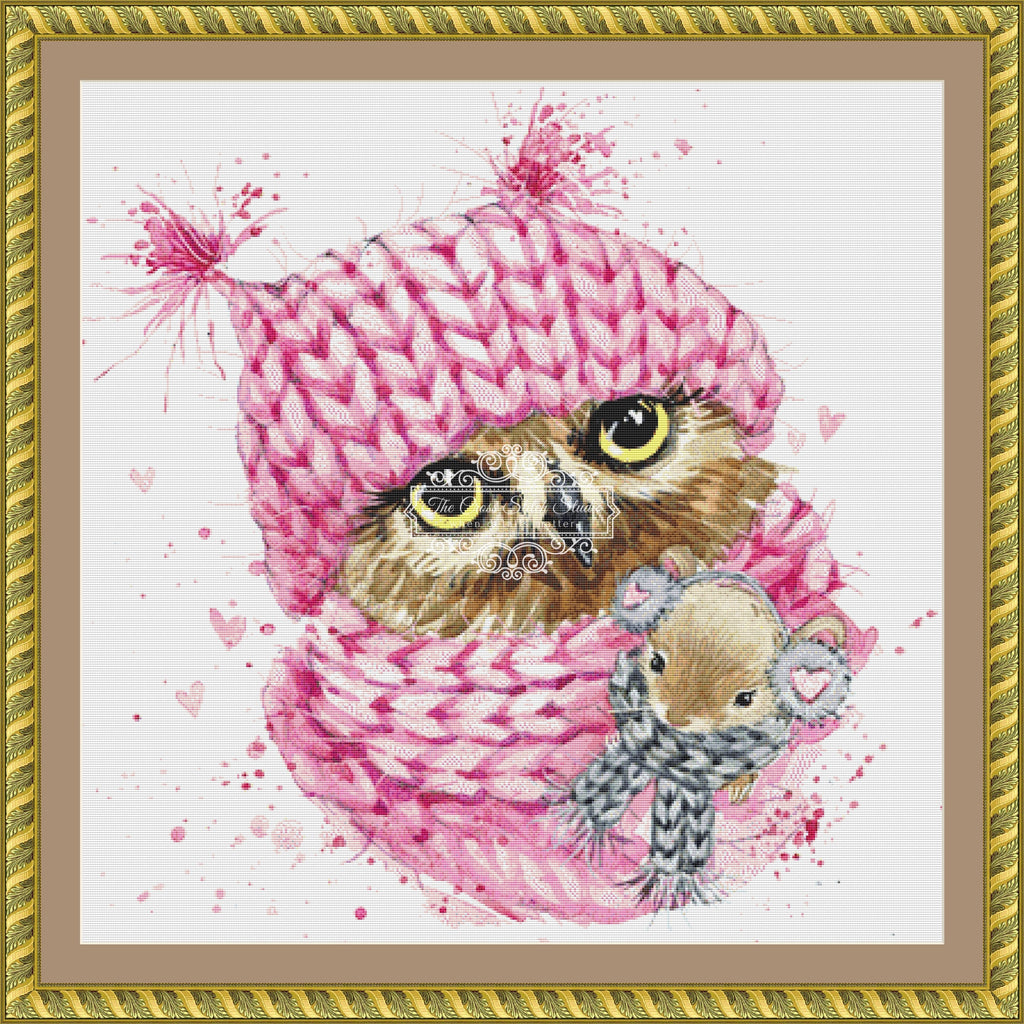 Owl Bird Cross Stitch Pattern | The Cross Stitch Studio | The Cross ...