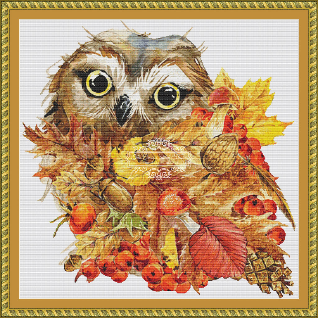Owl Cross Stitch Pattern | The Cross Stitch Studio | The Cross Stitch ...