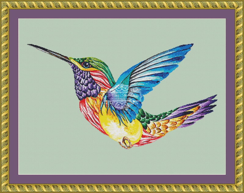 Hummingbird Cross Stitch Pattern | The Cross Stitch Studio | The Cross ...