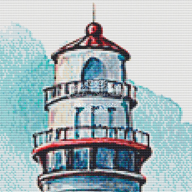 Lighthouse Cross Stitch Pattern | The Cross Stitch Studio | The Cross ...