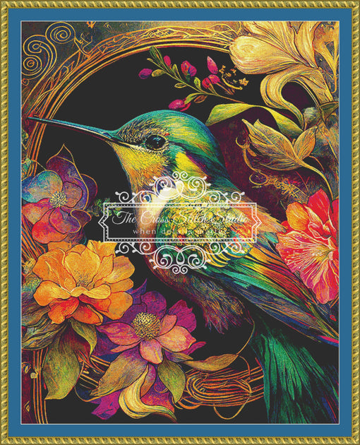 Hummingbird Cross Stitch Pattern | The Cross Stitch Studio | The Cross ...