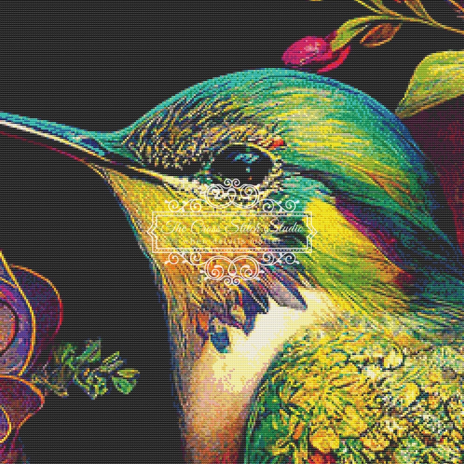 Hummingbird Cross Stitch Pattern | The Cross Stitch Studio | The Cross ...