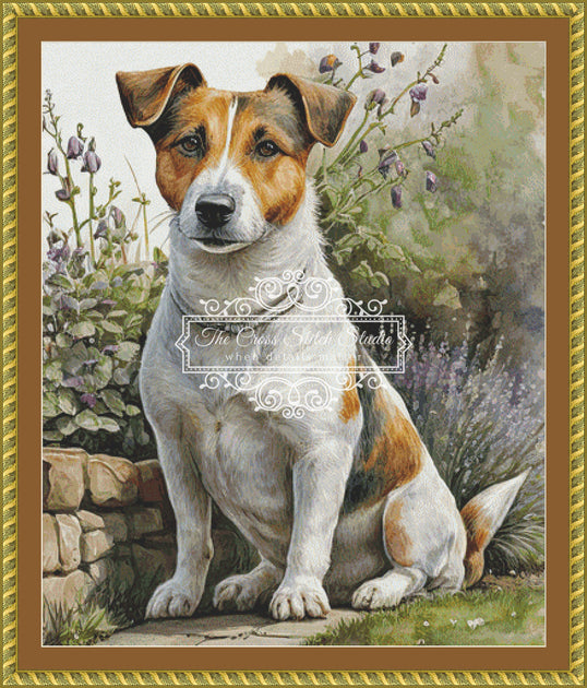 Jack Russell Terrier Dog Cross Stitch Pattern | The Cross Stitch Studio ...
