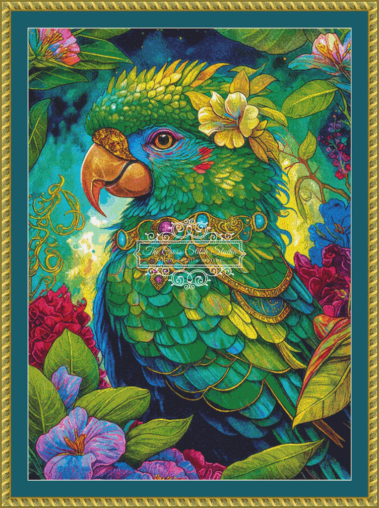 Colorful Parrot Cross Stitch Pattern | The Cross Stitch Studio | The ...